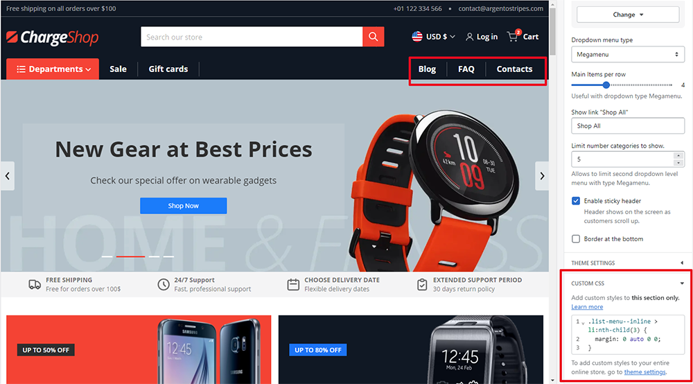 Header section – Swissuplabs