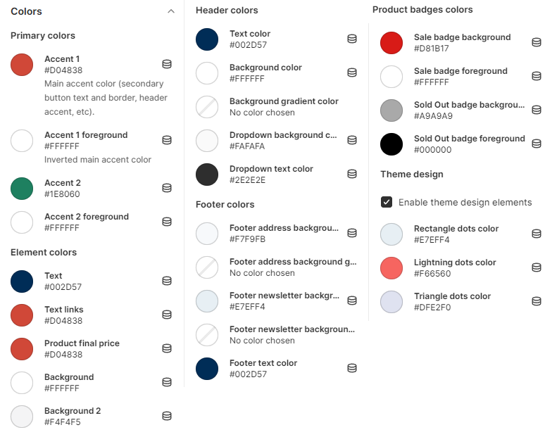 Change colors – Swissuplabs