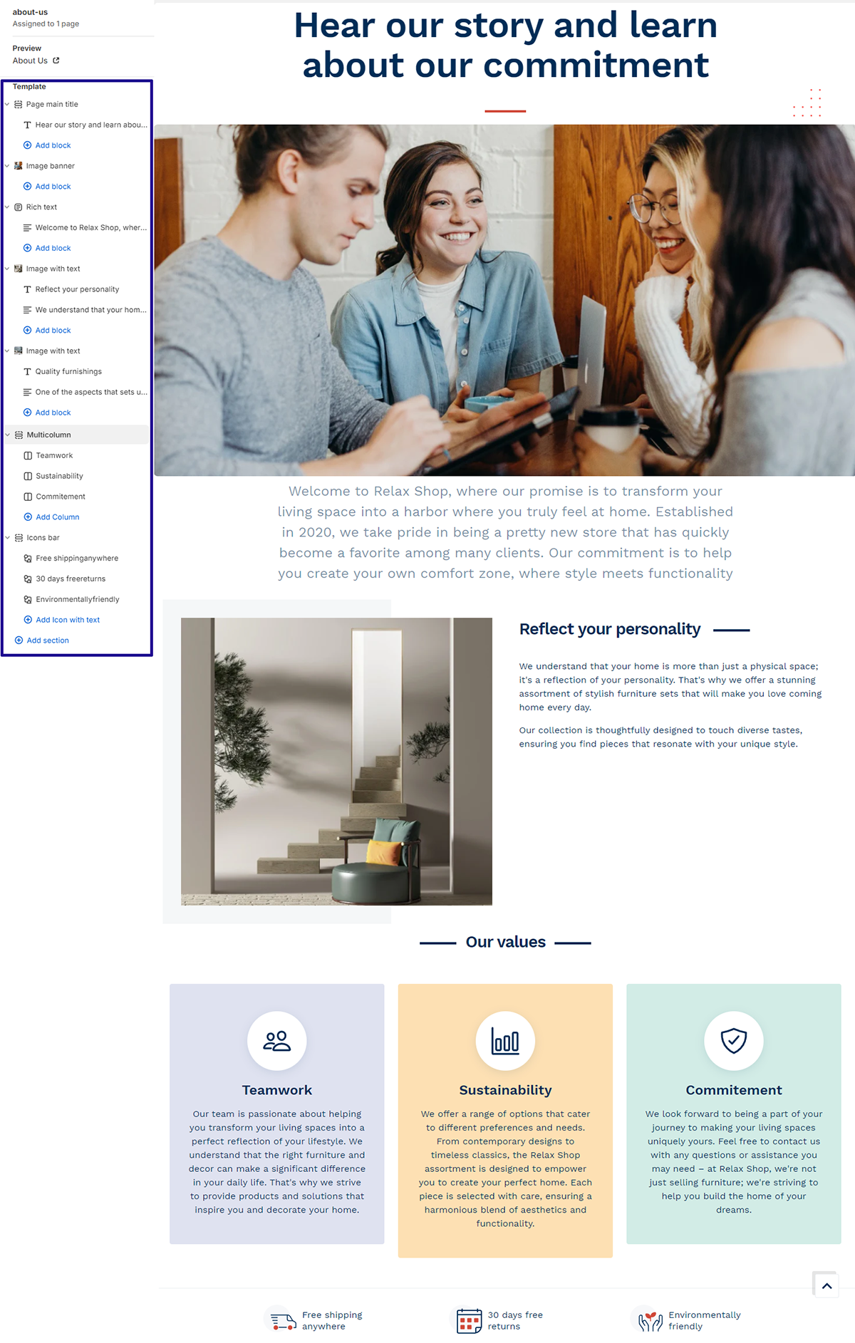 Choose the templates for CMS pages – Swissuplabs