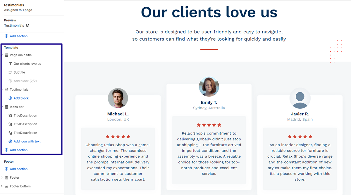 Choose the templates for CMS pages – Swissuplabs