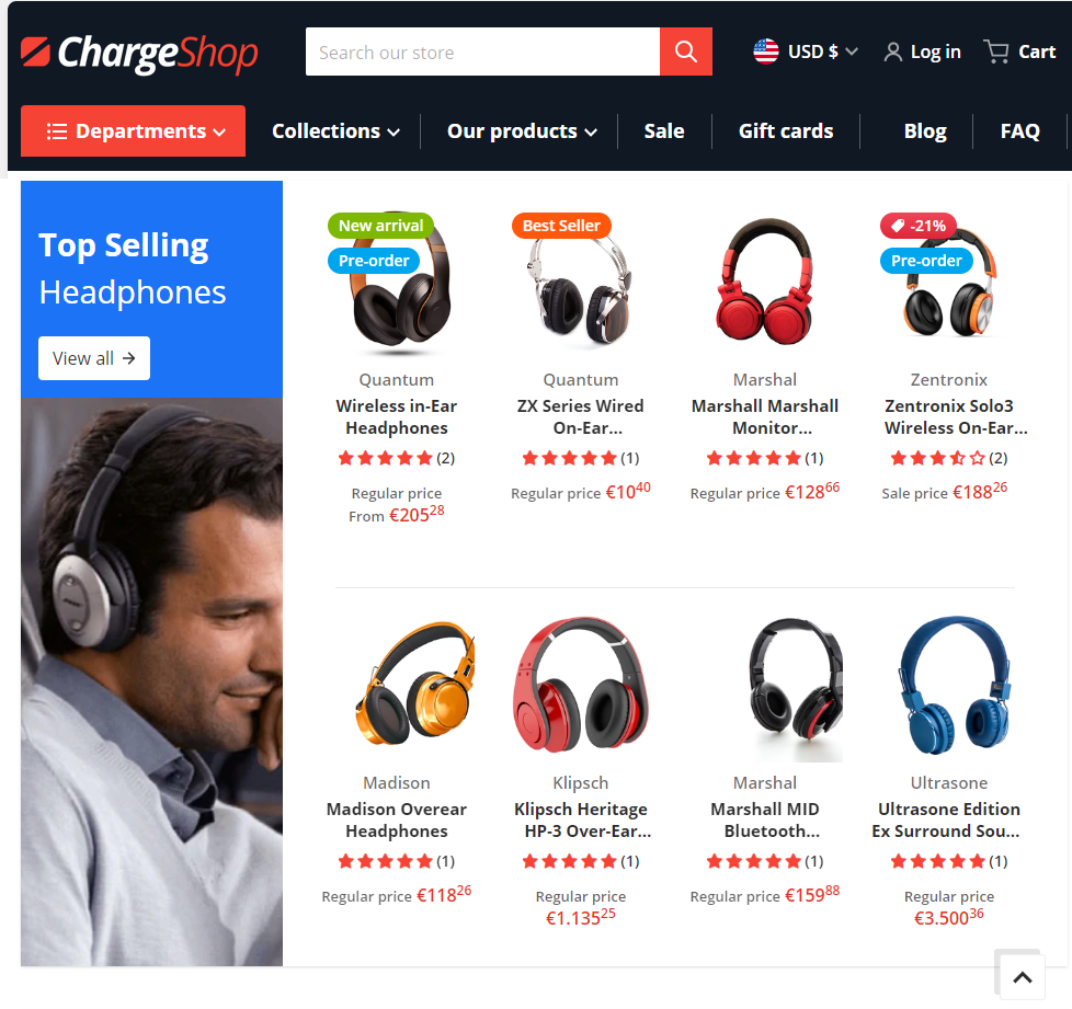 Featured collection section – Swissuplabs