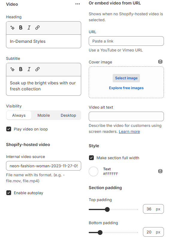 Video section – Swissuplabs