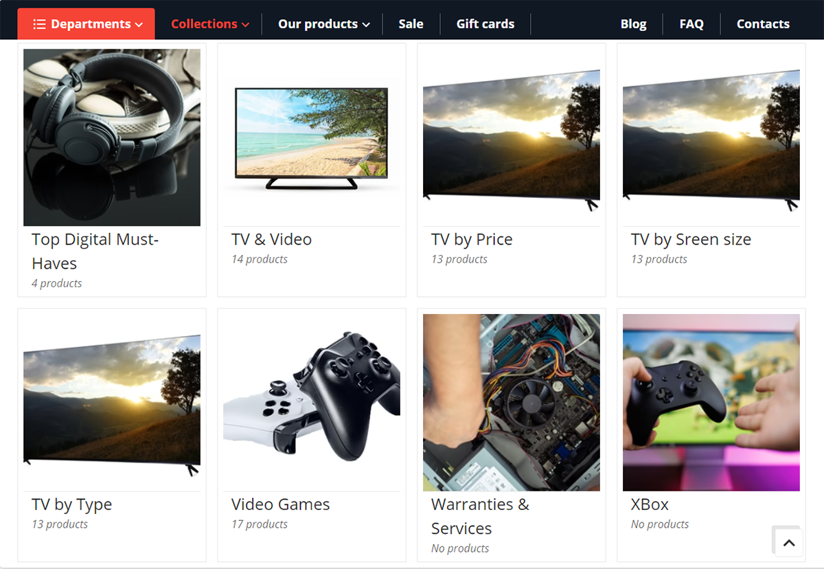 Edit the Collection list page – Swissuplabs