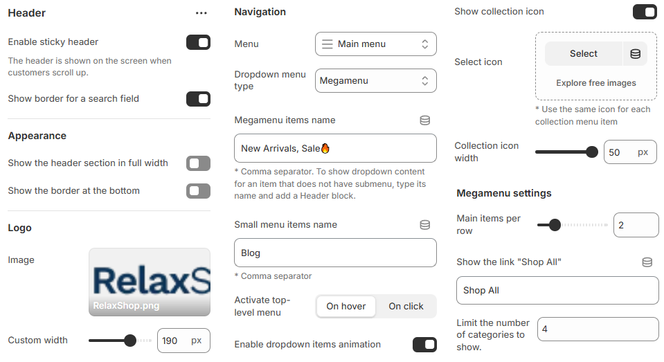 Header section – Swissuplabs