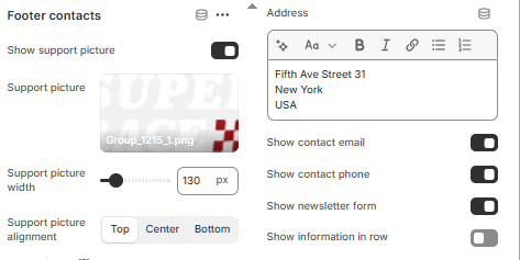 Footer section – Swissuplabs
