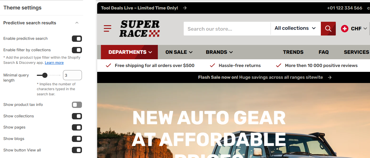 Add predictive search – Swissuplabs